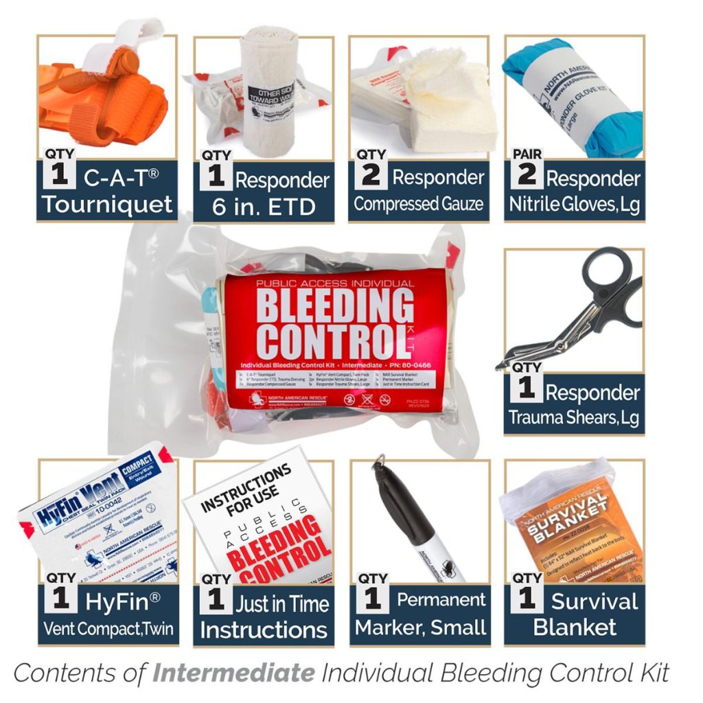 Personal bleeding control kit